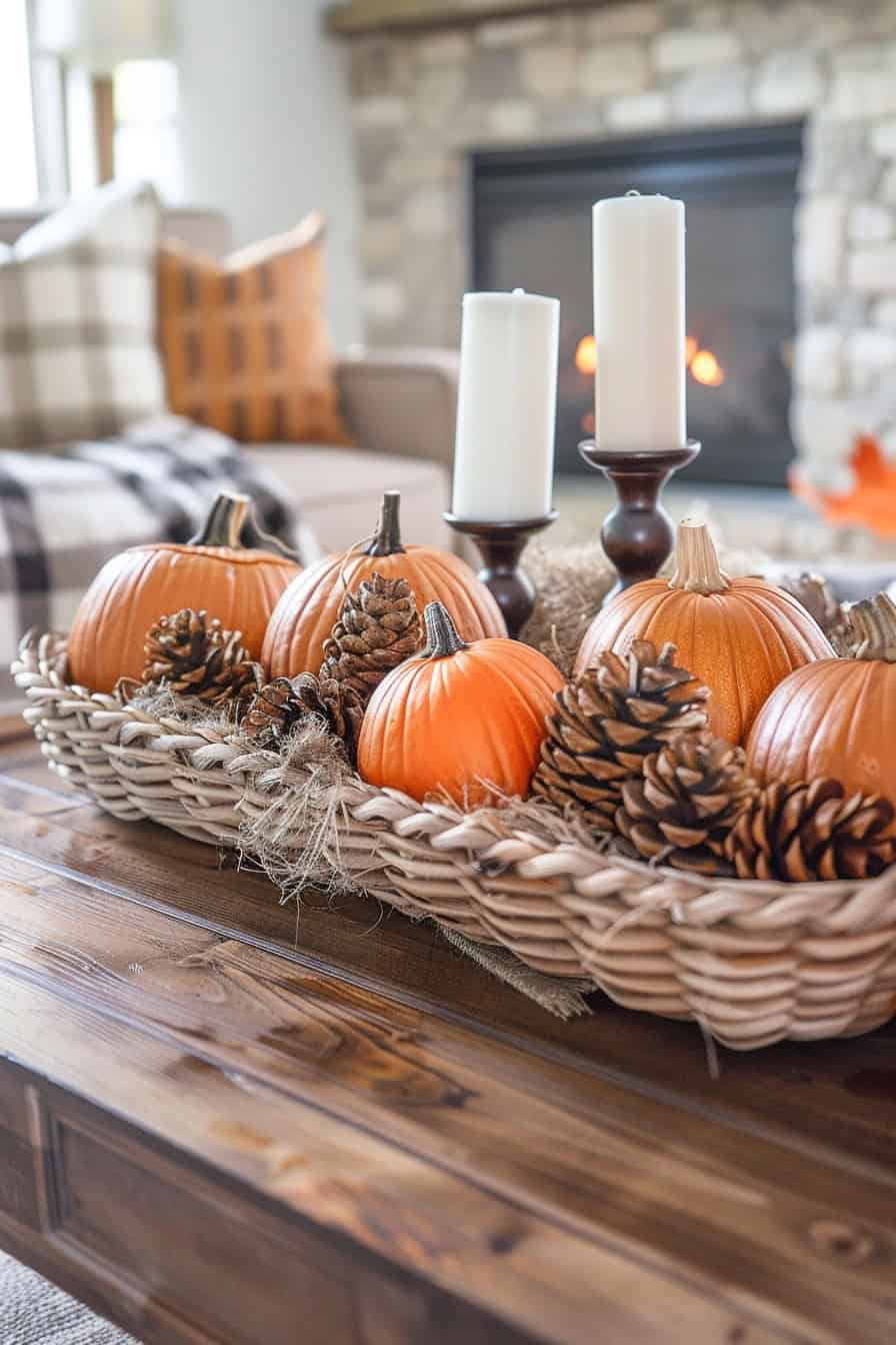 20 Creative Fall Coffee Table Ideas To Inspire You | The Olive Branch Nest