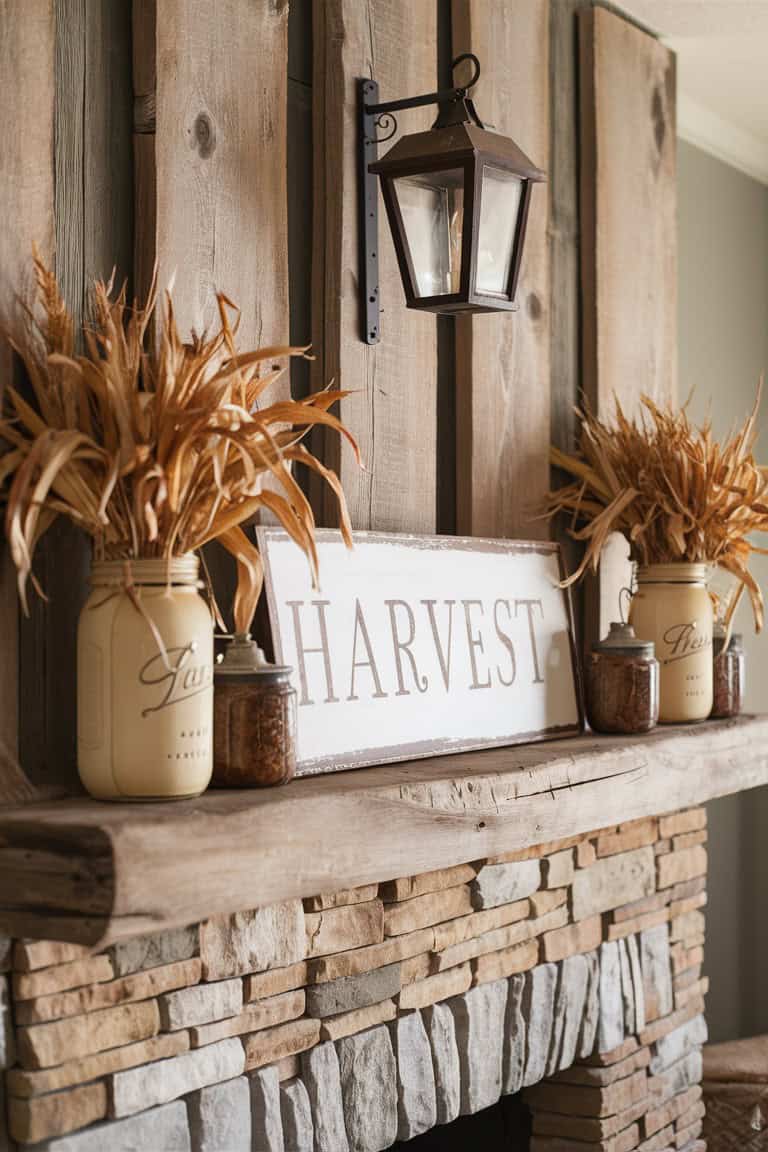 Elevate Your Fireplace: 30 Creative Fall Mantle Ideas | The Olive ...