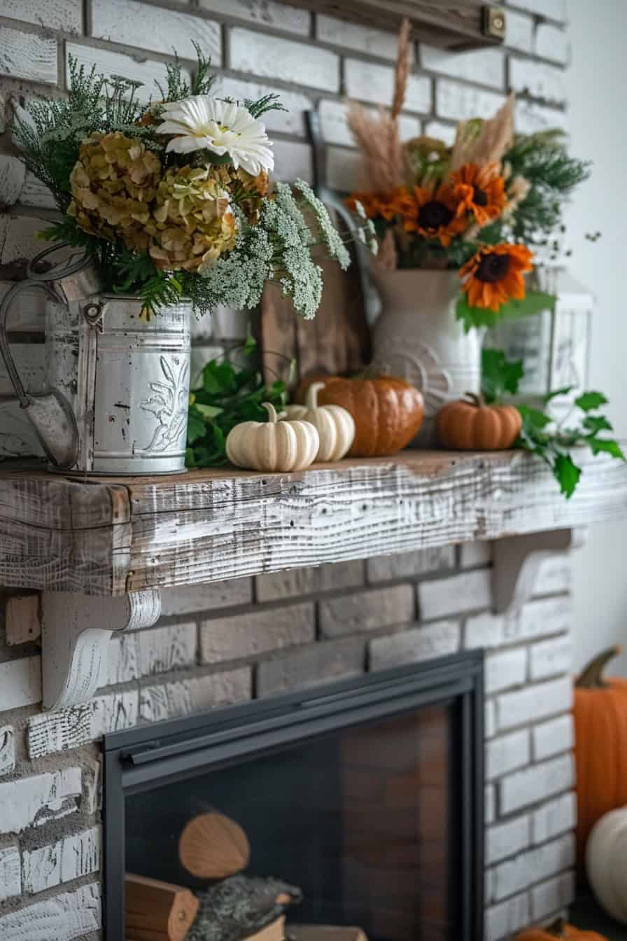Elevate Your Fireplace: 30 Creative Fall Mantle Ideas | The Olive ...