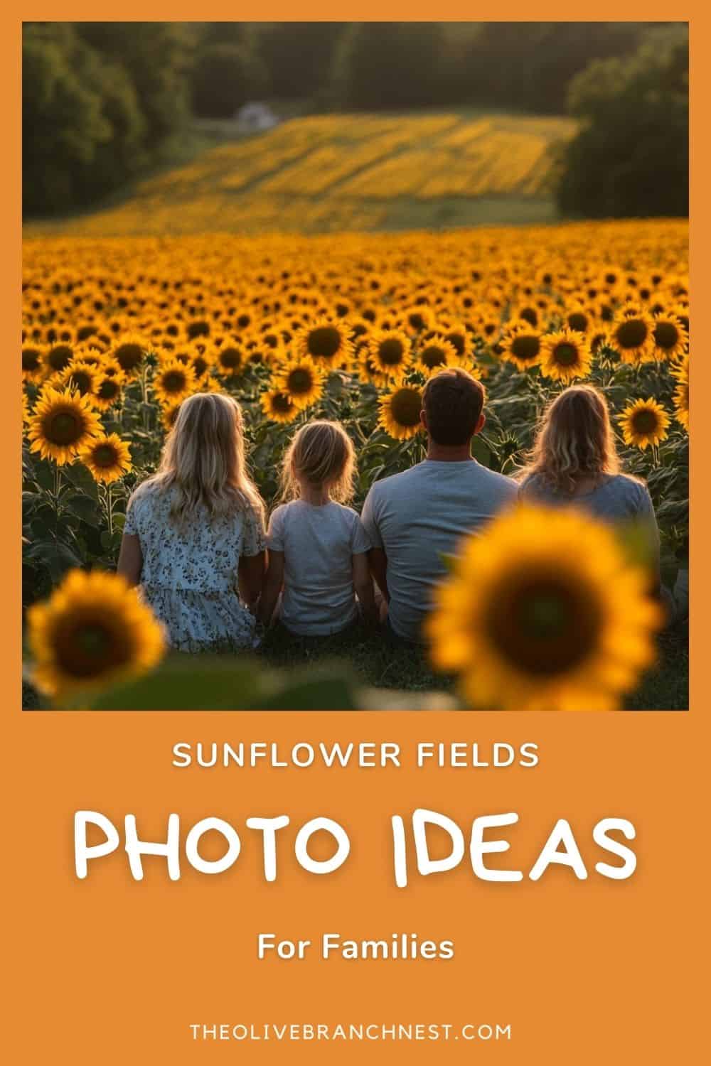 7 Beautiful Ideas For Sunflower Family Pictures | The Olive Branch Nest