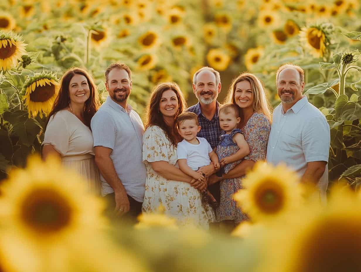 7 Beautiful Ideas For Sunflower Family Pictures | The Olive Branch Nest