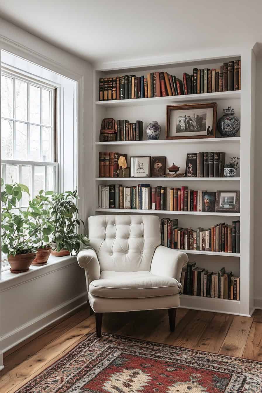 25 Creative Small Home Library Ideas You Will Adore | The Olive Branch Nest