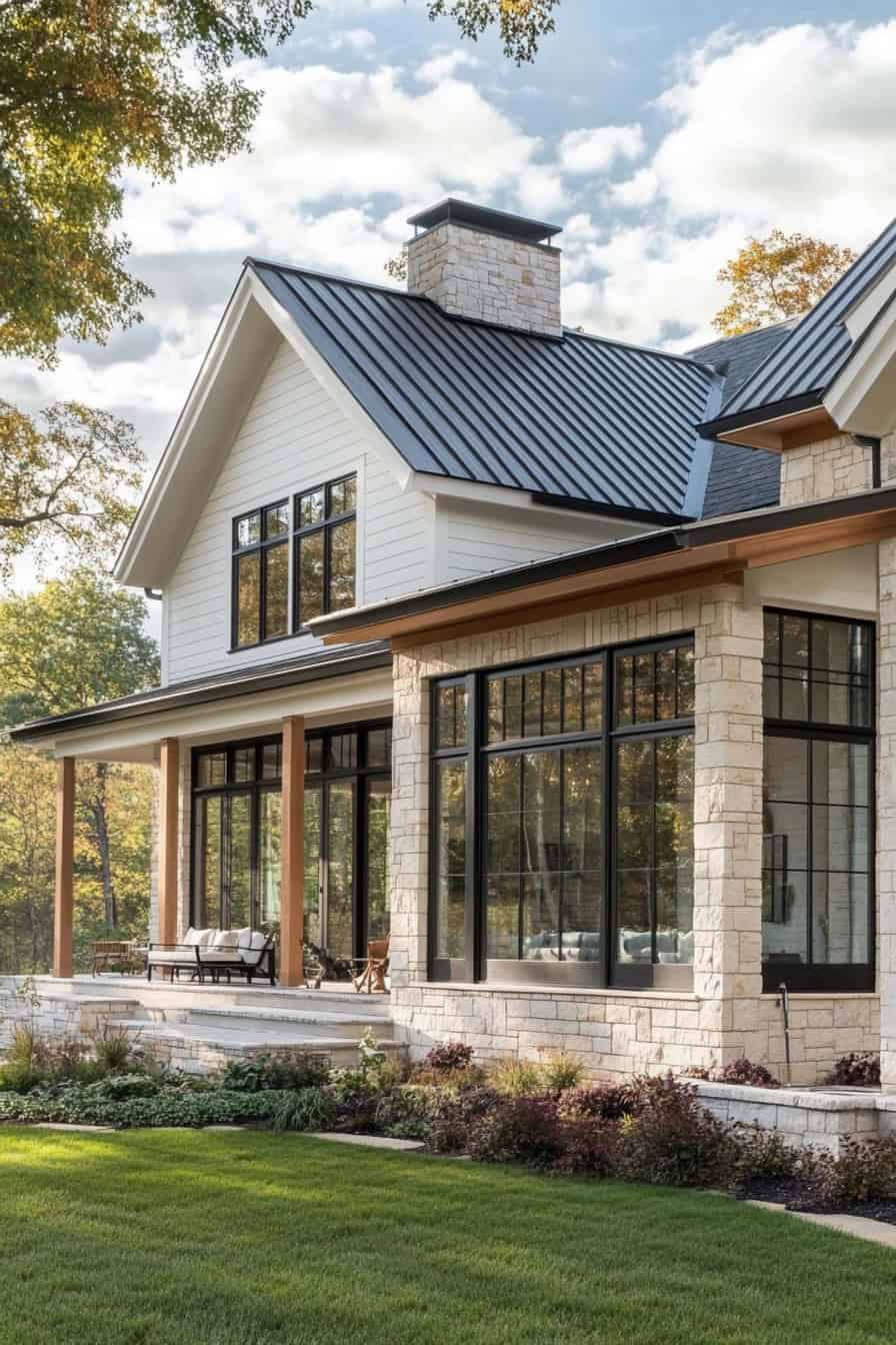 27 Stunning Modern Farmhouse Exteriors | The Olive Branch Nest