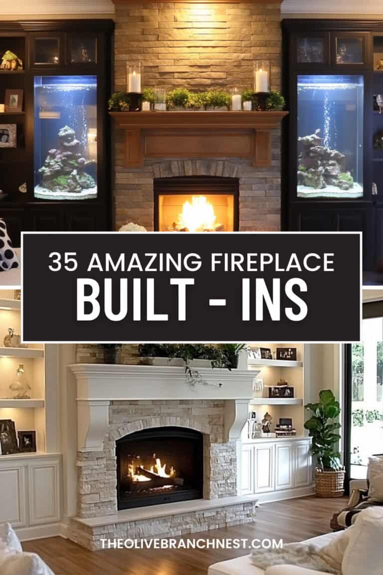 35 Creative Fireplace Built-ins You Will Love | The Olive Branch Nest