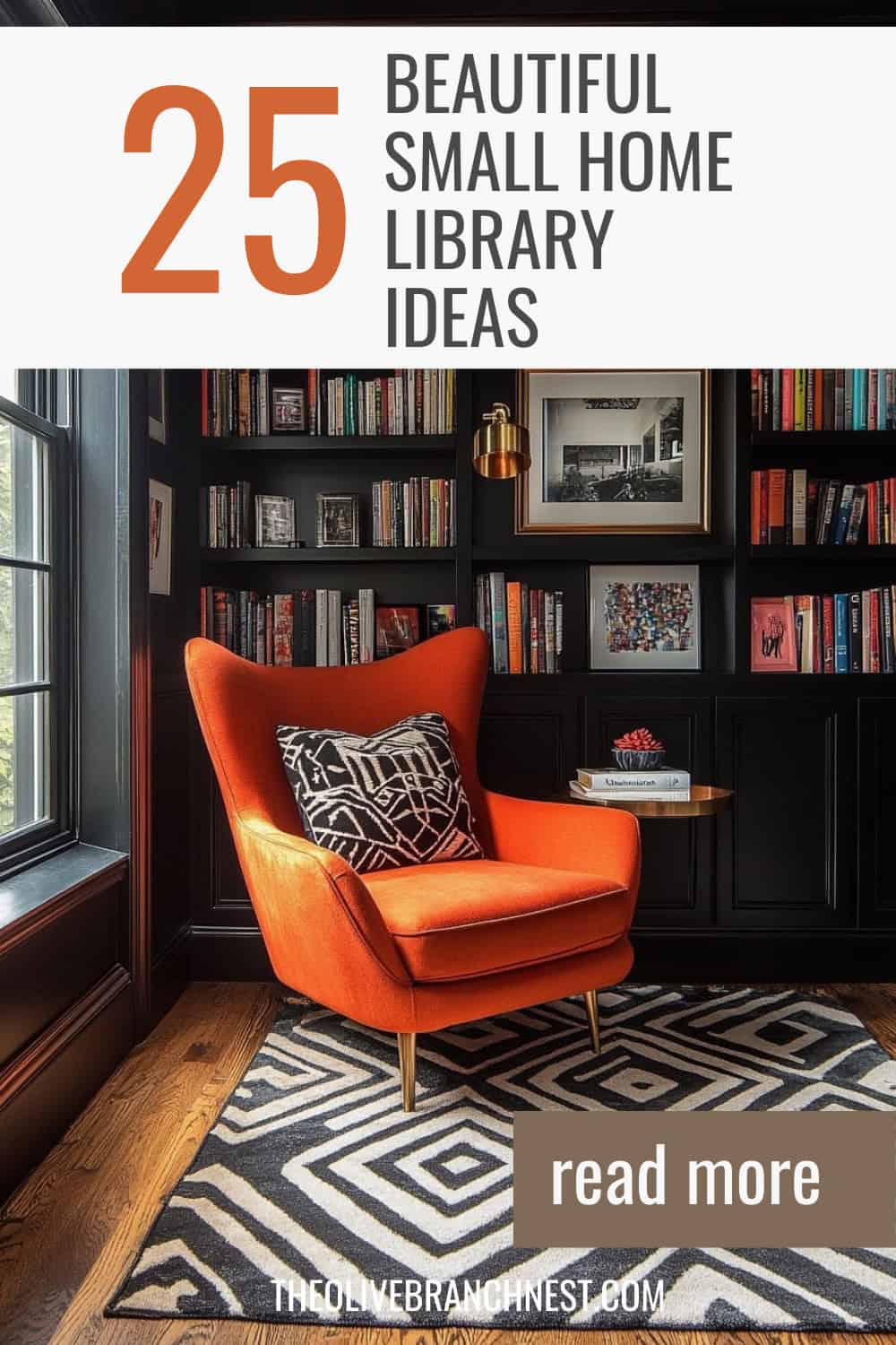 25 Creative Small Home Library Ideas You Will Adore | The Olive Branch Nest