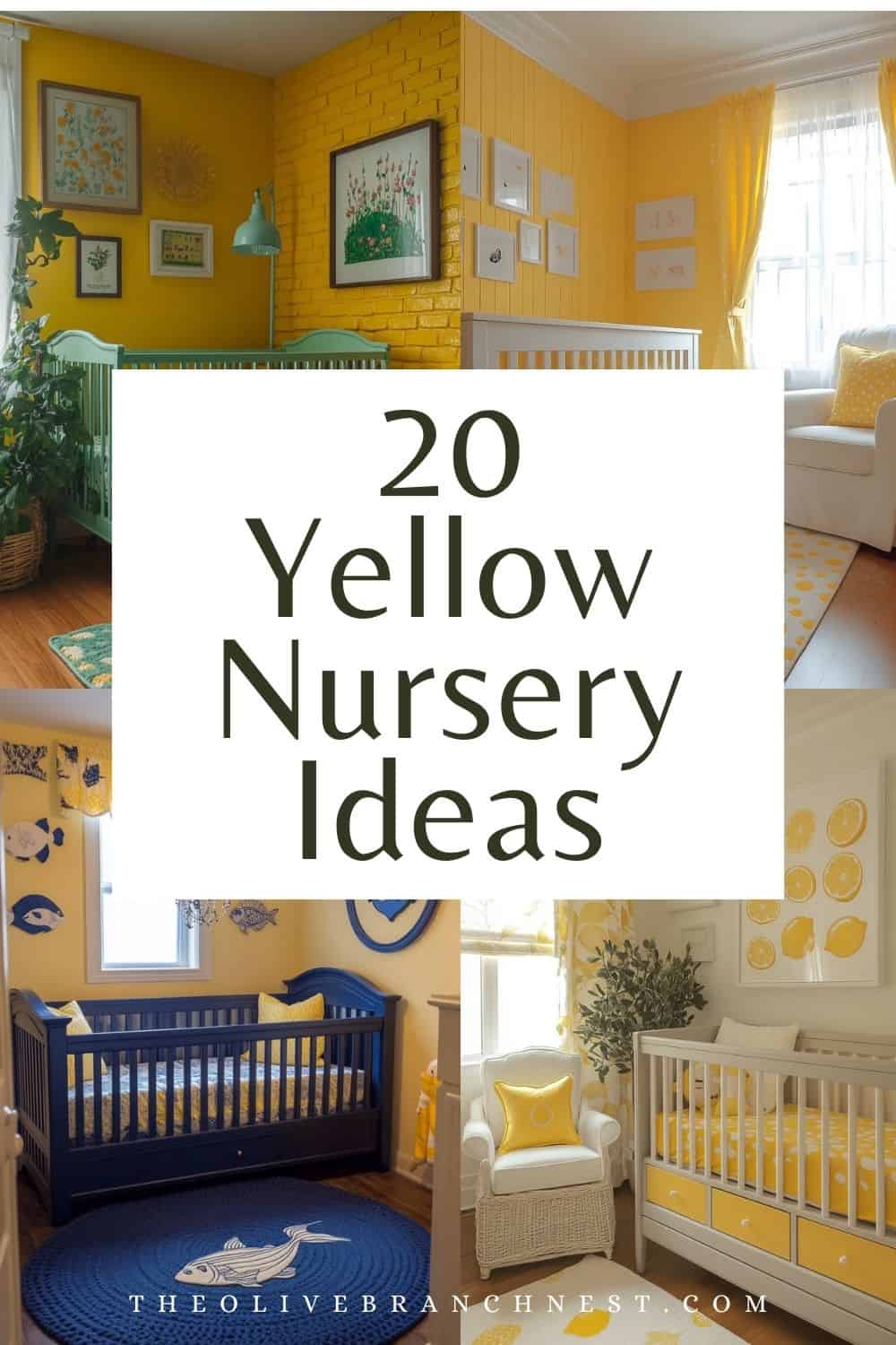20 Beautiful Yellow Nursery Ideas For Your Baby's Room | The Olive ...