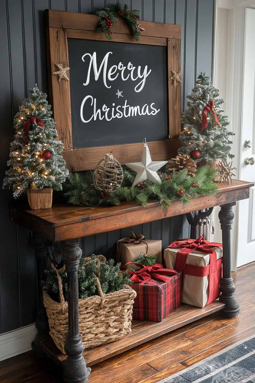 24 Stunning Christmas Entryway Ideas | The Olive Branch Nest