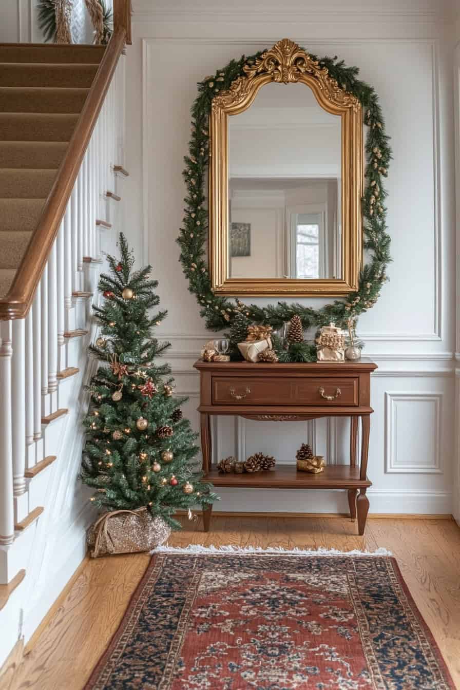 24 Stunning Christmas Entryway Ideas | The Olive Branch Nest