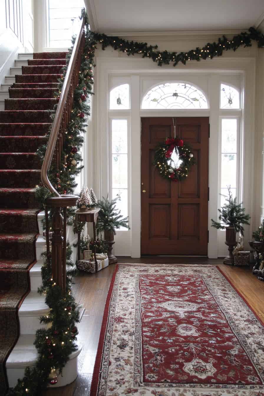 24 Stunning Christmas Entryway Ideas | The Olive Branch Nest