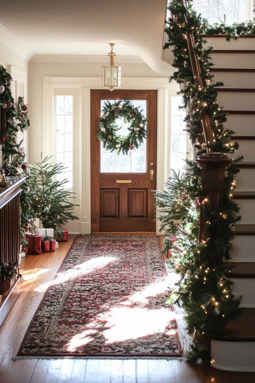 24 Stunning Christmas Entryway Ideas | The Olive Branch Nest
