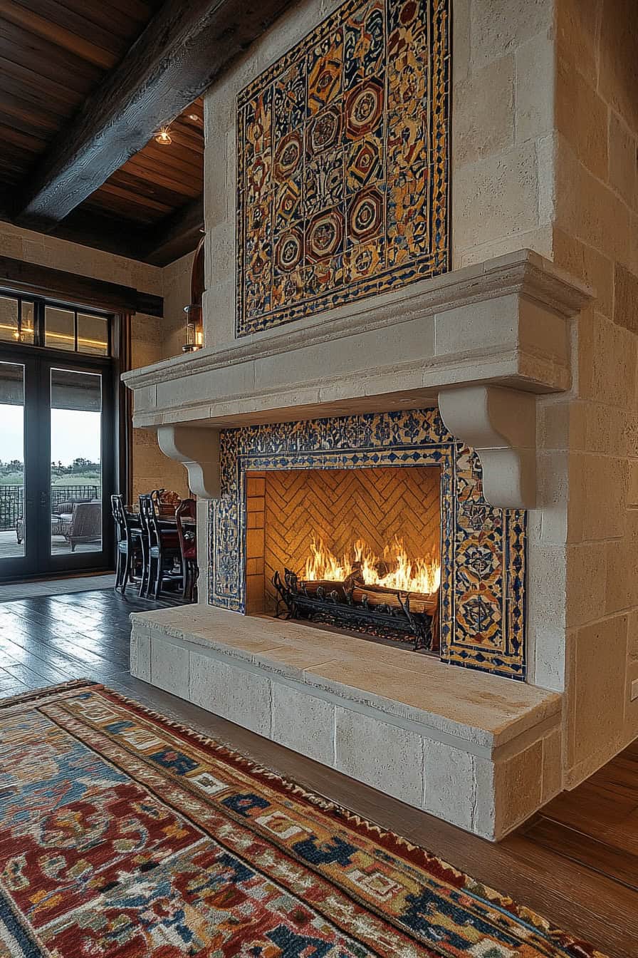 Stunning Limestone Fireplace Ideas For Your Home | The Olive Branch Nest