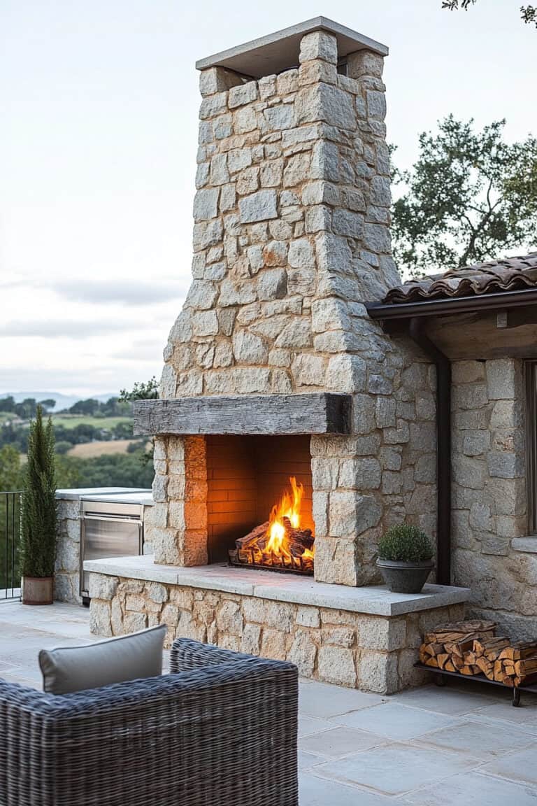 Stunning Limestone Fireplace Ideas For Your Home | The Olive Branch Nest