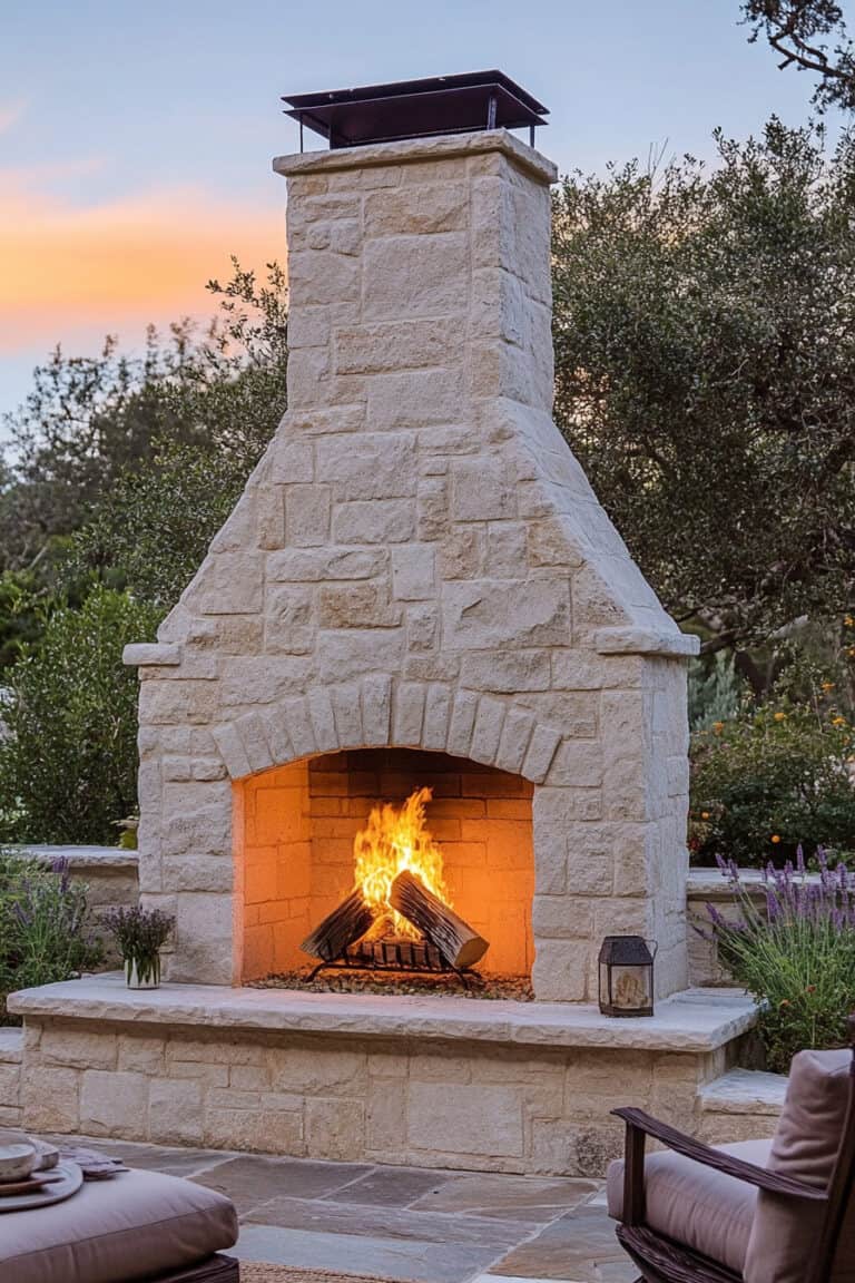 Stunning Limestone Fireplace Ideas For Your Home | The Olive Branch Nest
