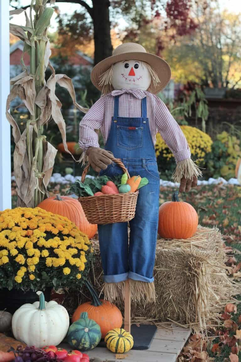 25 Creative Scarecrow Ideas For Your Yard | The Olive Branch Nest