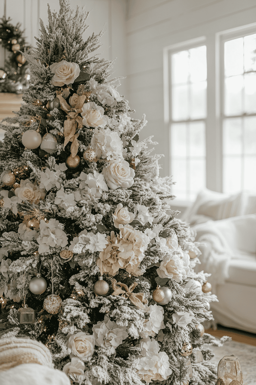 15 Ideas To Create A Beautiful Farmhouse Christmas Tree | The Olive ...