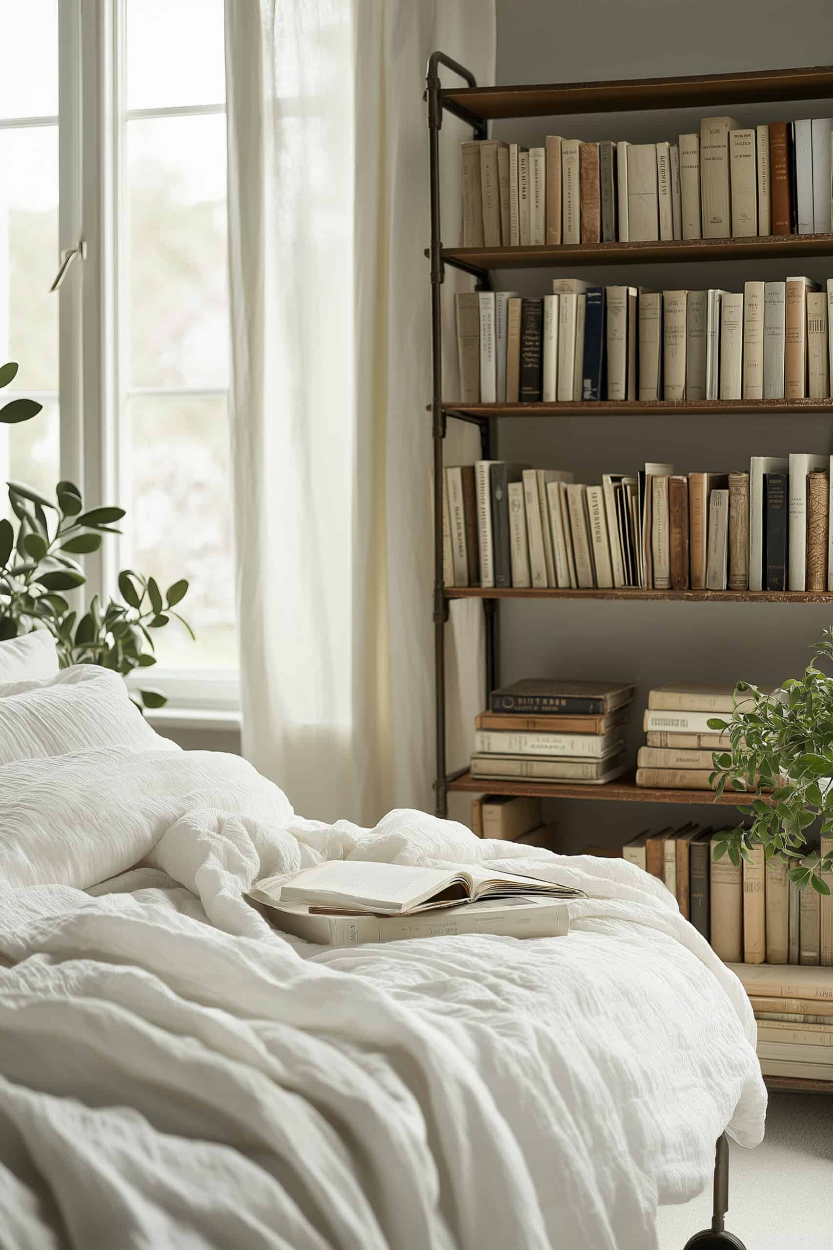 5 Creative Bedroom Library Ideas For Book Lovers | The Olive Branch Nest