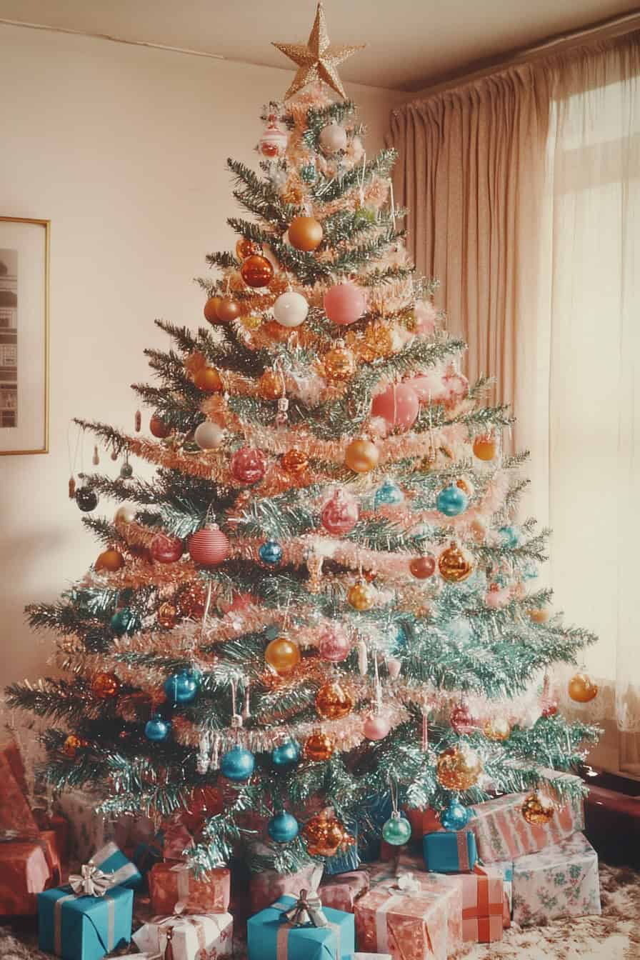 20 Vintage Christmas Tree Ideas For A Timeless Holiday Look | The Olive Branch Nest