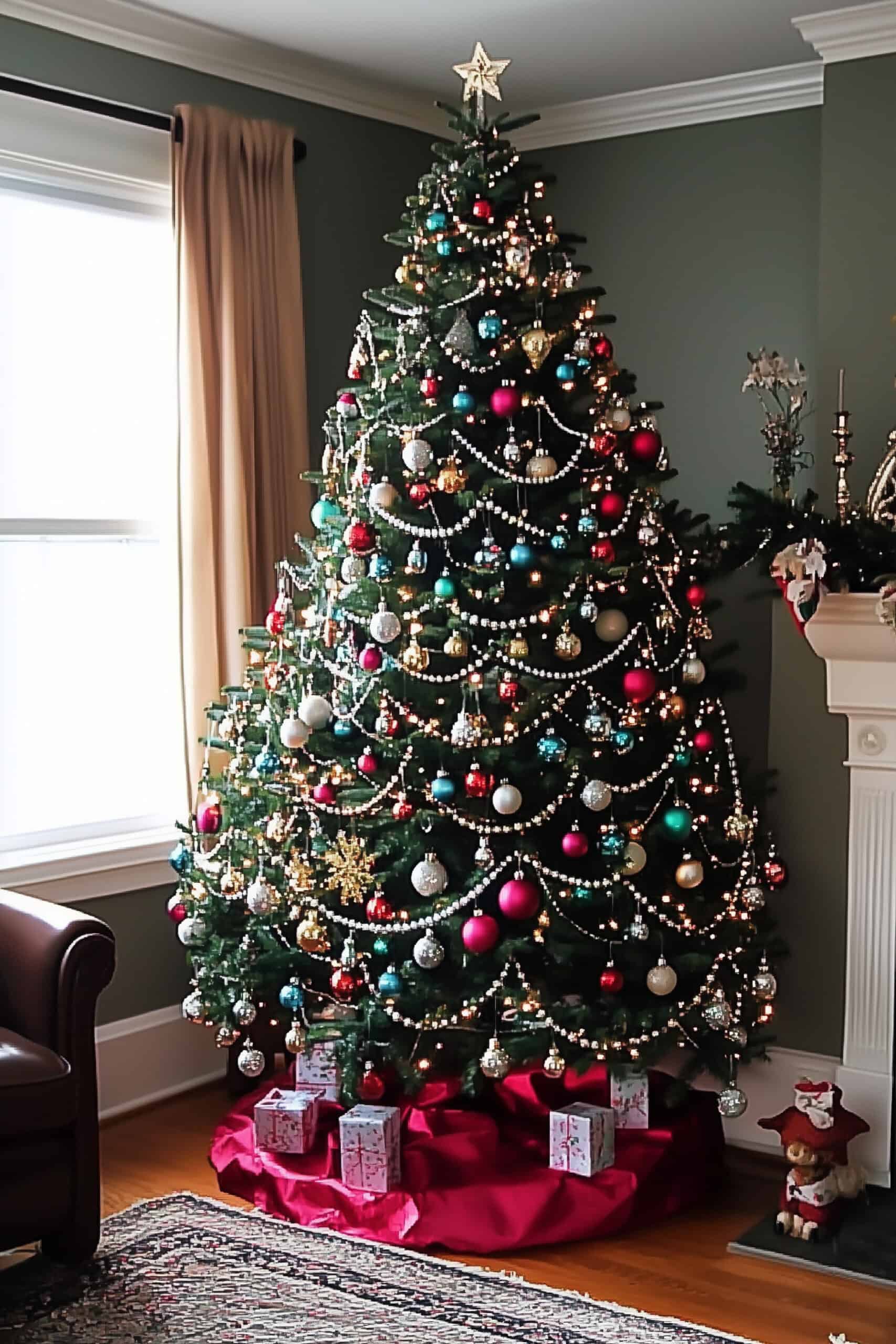 20 Vintage Christmas Tree Ideas For A Timeless Holiday Look | The Olive Branch Nest