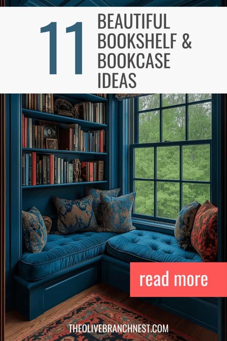 11 Creative Bookshelf Ideas To Spruce Up Your Home | The Olive Branch Nest