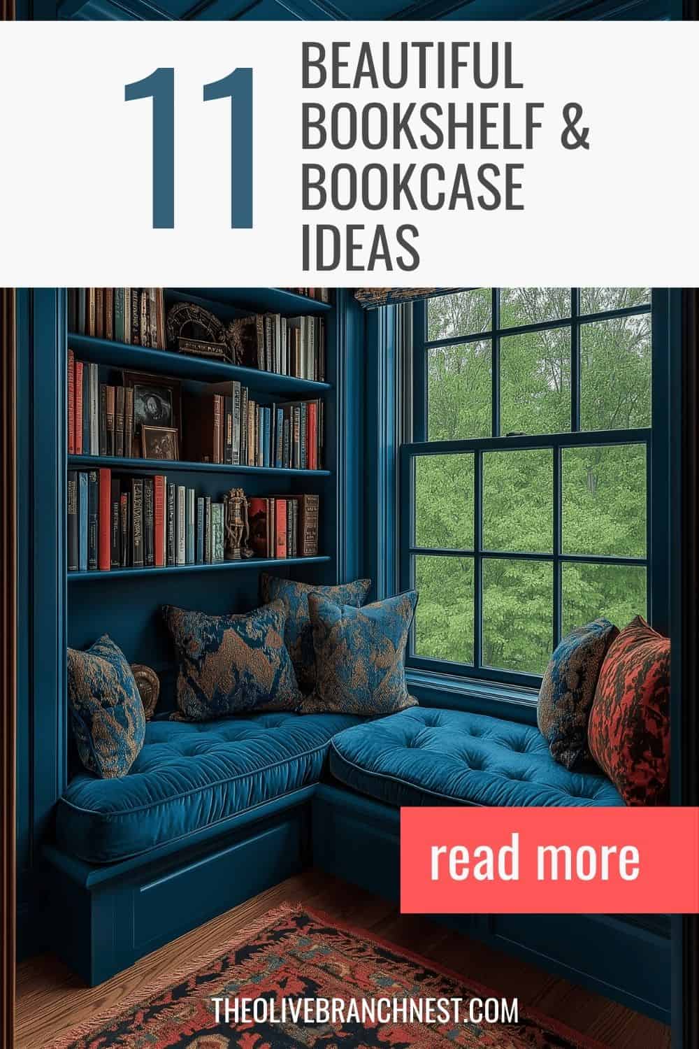 11 Creative Bookshelf Ideas To Spruce Up Your Home | The Olive Branch Nest