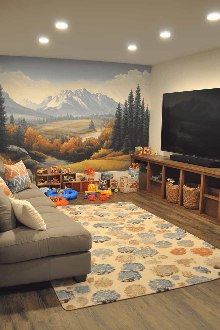 10 Basement Family Room Ideas For A Warm & Inviting Space | The Olive ...