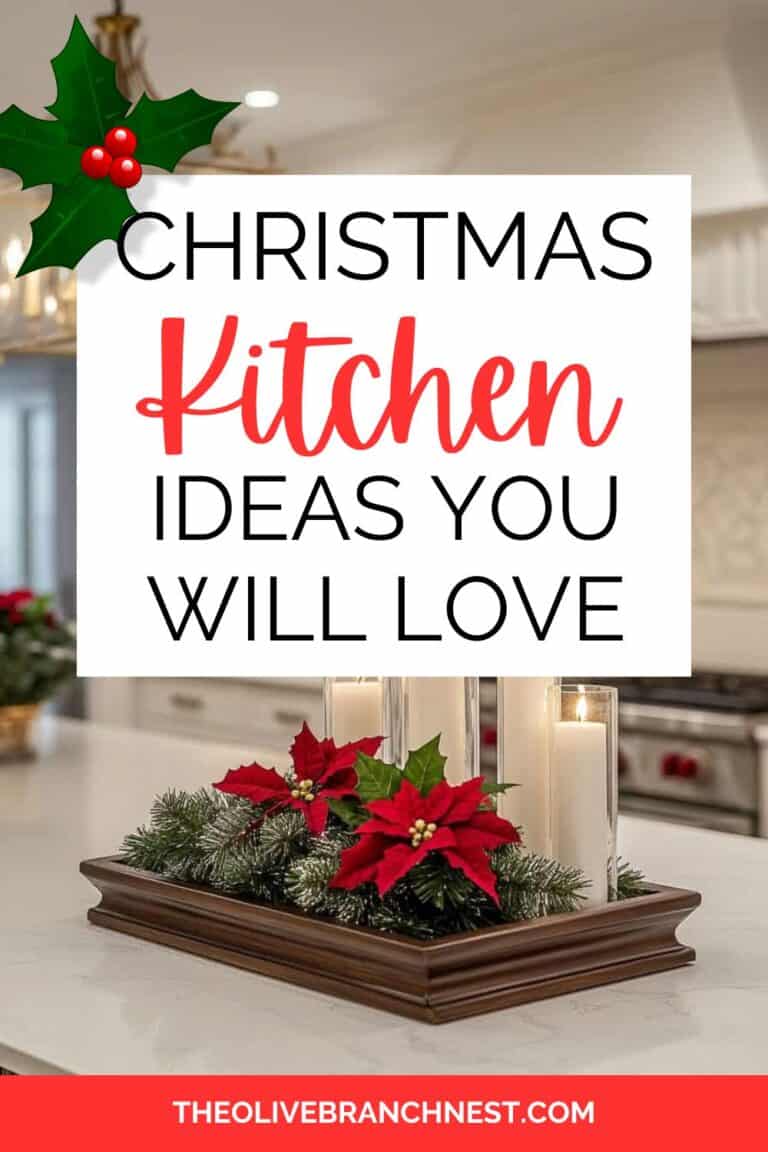 20 Creative Ideas For A Beautiful Christmas Kitchen | The Olive Branch Nest