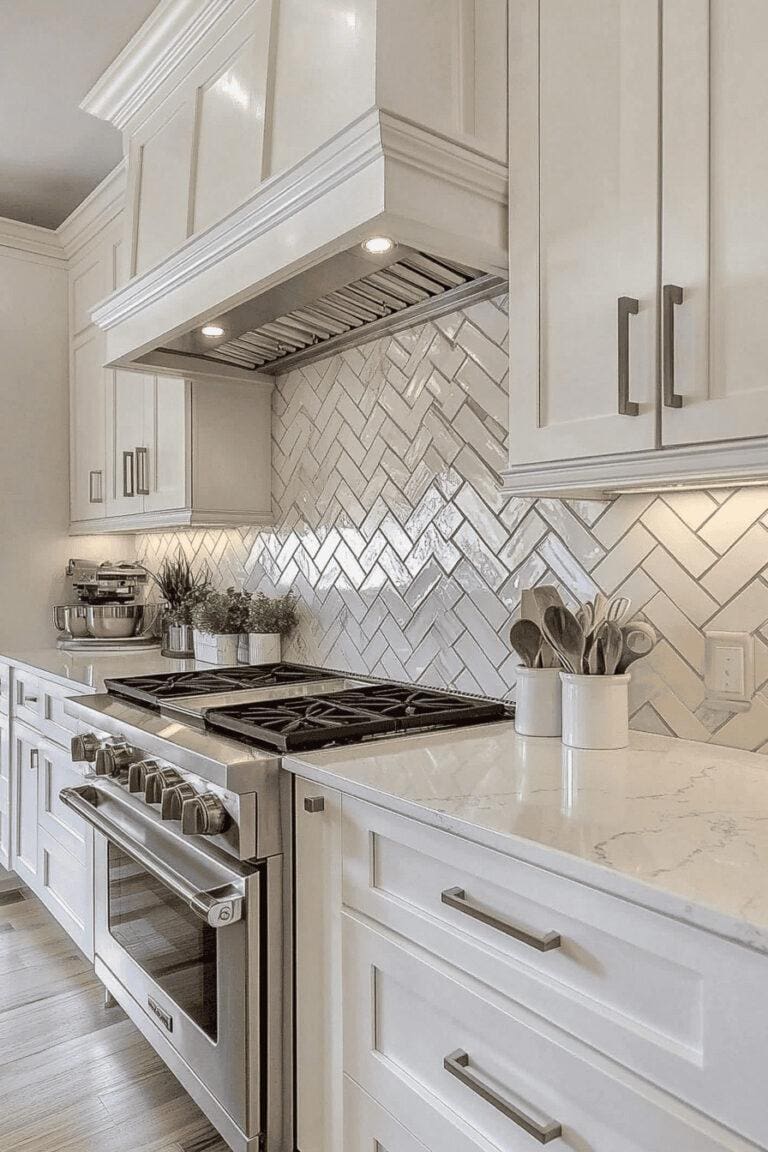 22 Stunning All-White Kitchens To Inspire Your Dream Space | The Olive ...