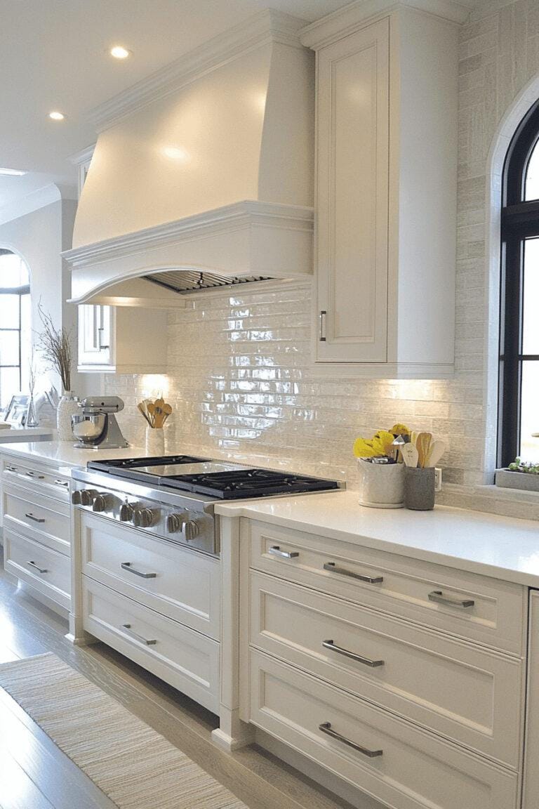 22 Stunning All-White Kitchens To Inspire Your Dream Space | The Olive ...