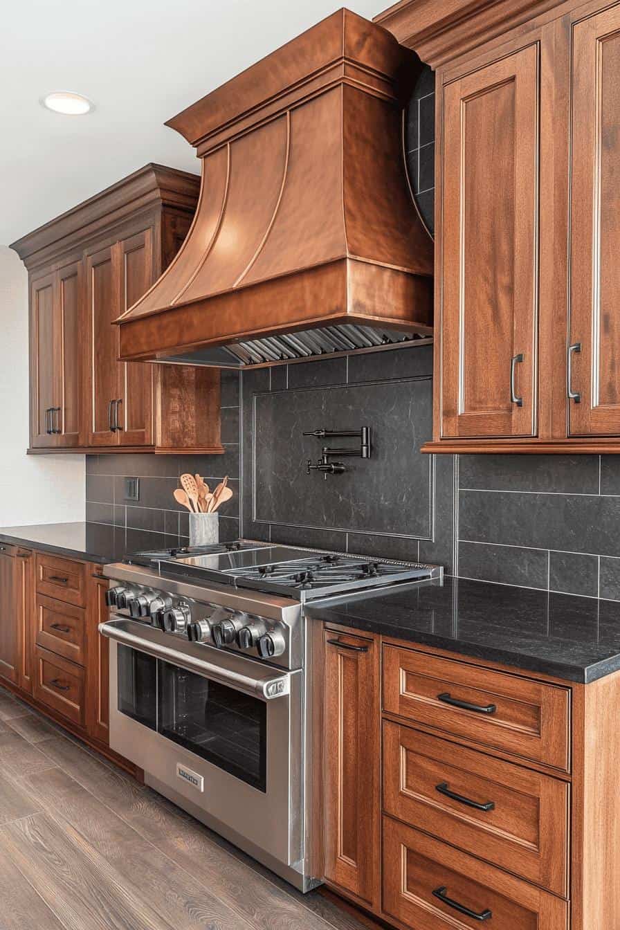 20 Inspiring Dark Wood Kitchen Ideas For A Chic And Cozy Look | The ...