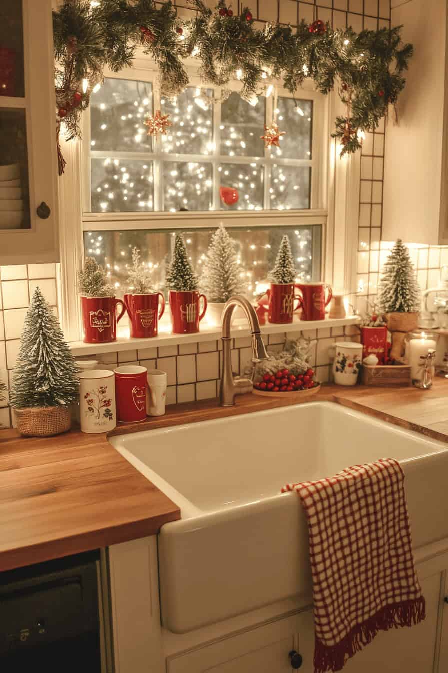 20 Creative Ideas For A Beautiful Christmas Kitchen | The Olive Branch Nest