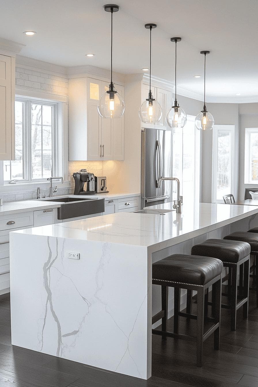 22 Stunning All-White Kitchens To Inspire Your Dream Space | The Olive ...