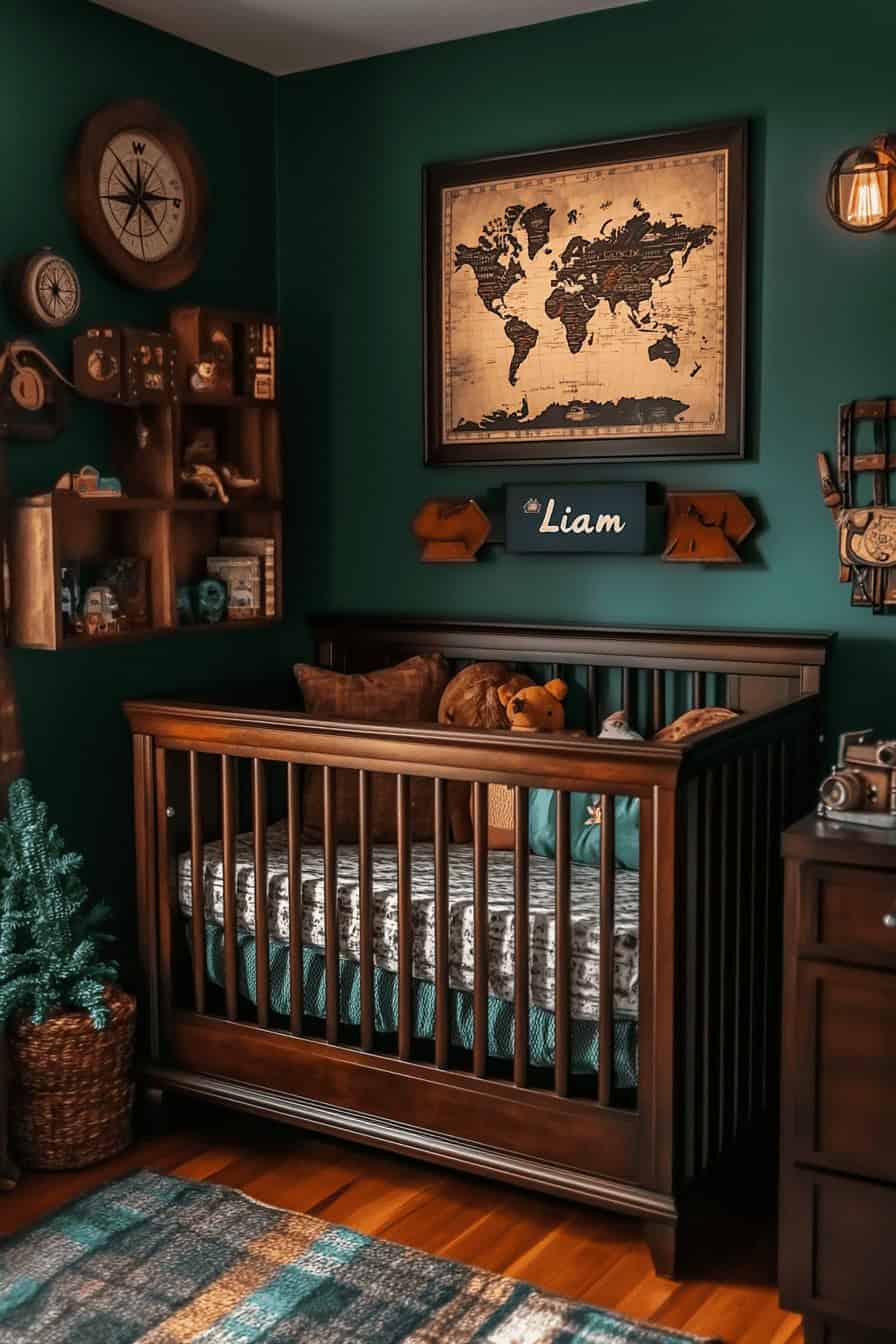 25 Dark Wood Nurseries Your Heart Will Love | The Olive Branch Nest