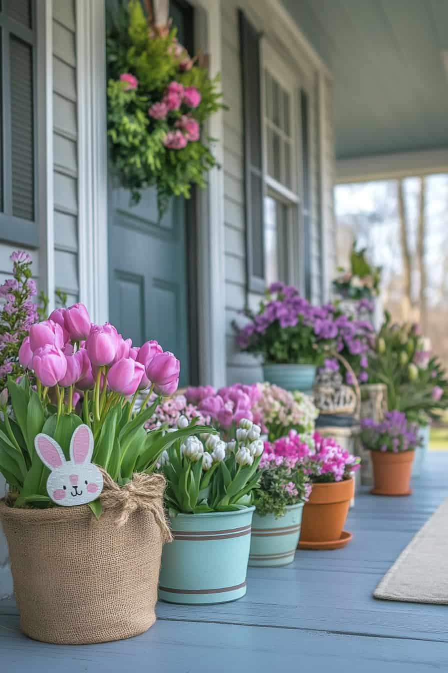 12 Easter Porch Decor Ideas To Welcome Spring In Style 🌸🐇 | The Olive ...
