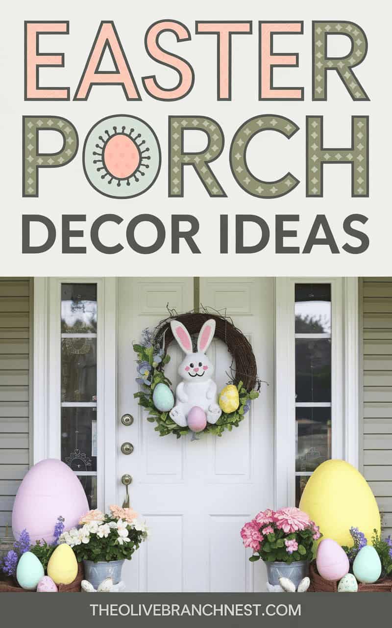 12 Easter Porch Decor Ideas To Welcome Spring In Style 🌸🐇 | The Olive ...