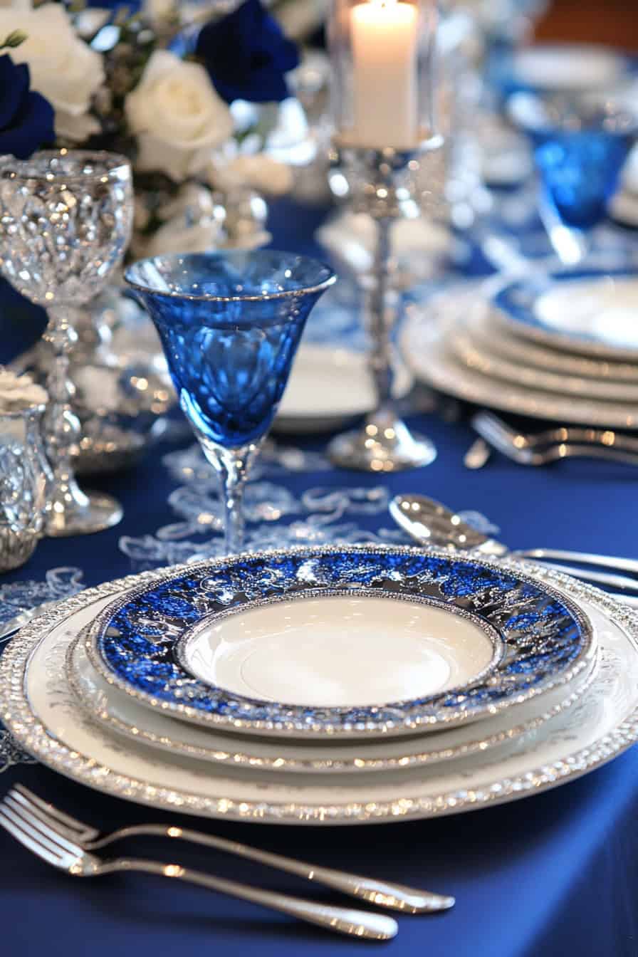 Dine In Style: 23 Gorgeous Blue And White Tablescapes | The Olive ...