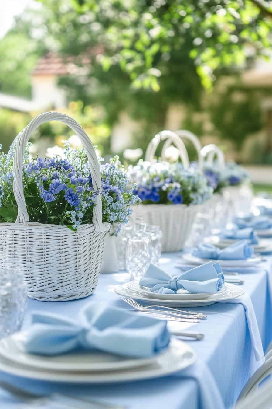 Dine In Style: 23 Gorgeous Blue And White Tablescapes | The Olive ...