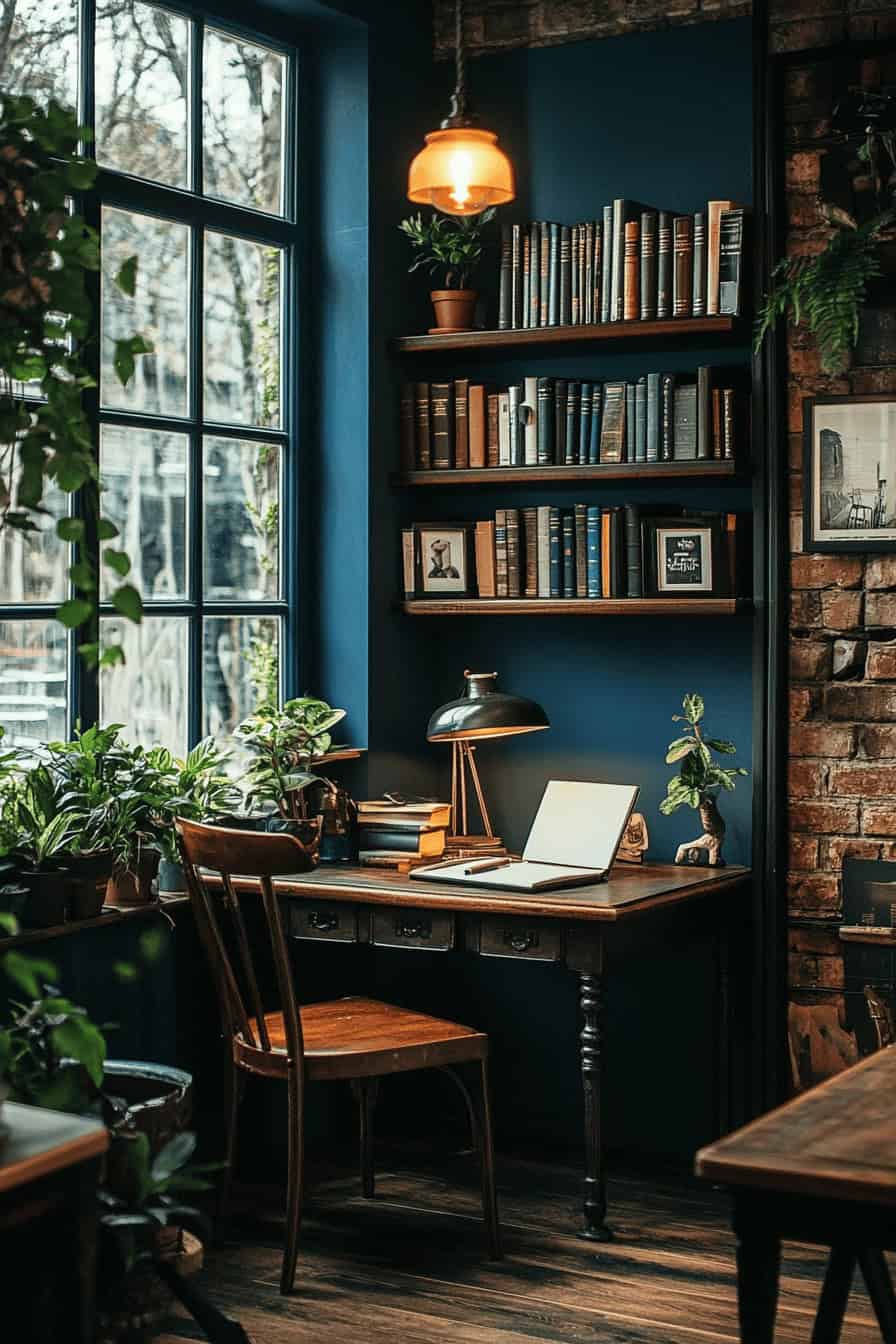 10 Moody Office Ideas For A Bold, Stylish Workspace | The Olive Branch Nest