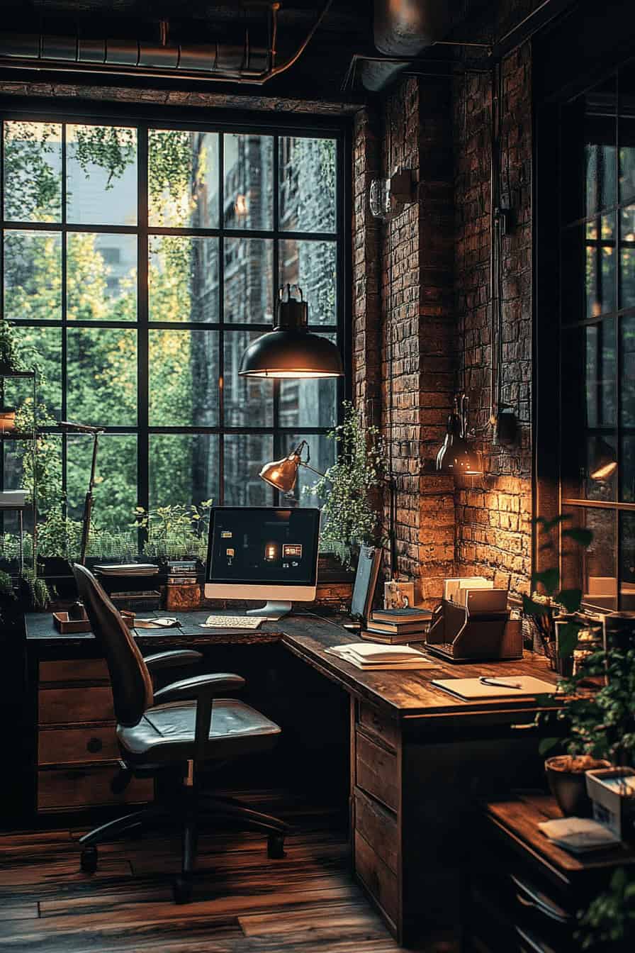 10 Moody Office Ideas For A Bold, Stylish Workspace | The Olive Branch Nest