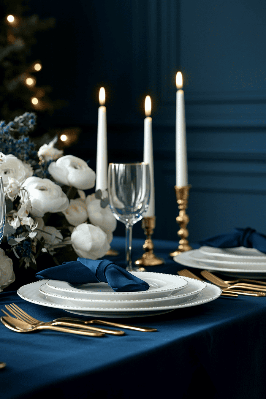 Dine In Style: 23 Gorgeous Blue And White Tablescapes | The Olive ...
