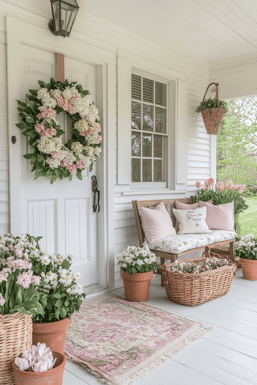 24 Gorgeous Spring Porch Decor Ideas That Scream Spring Has Sprung ...