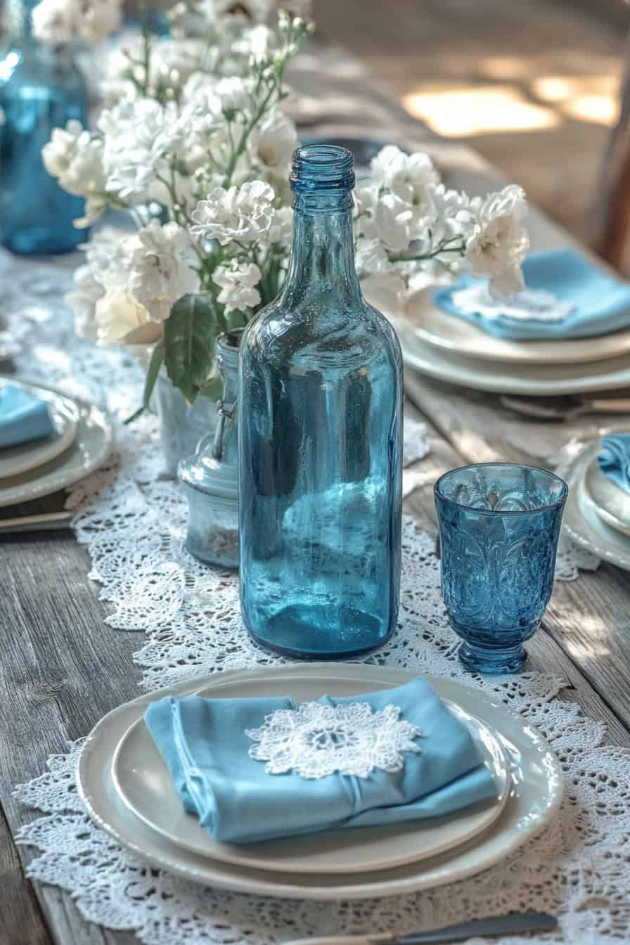 Dine In Style: 23 Gorgeous Blue And White Tablescapes | The Olive ...