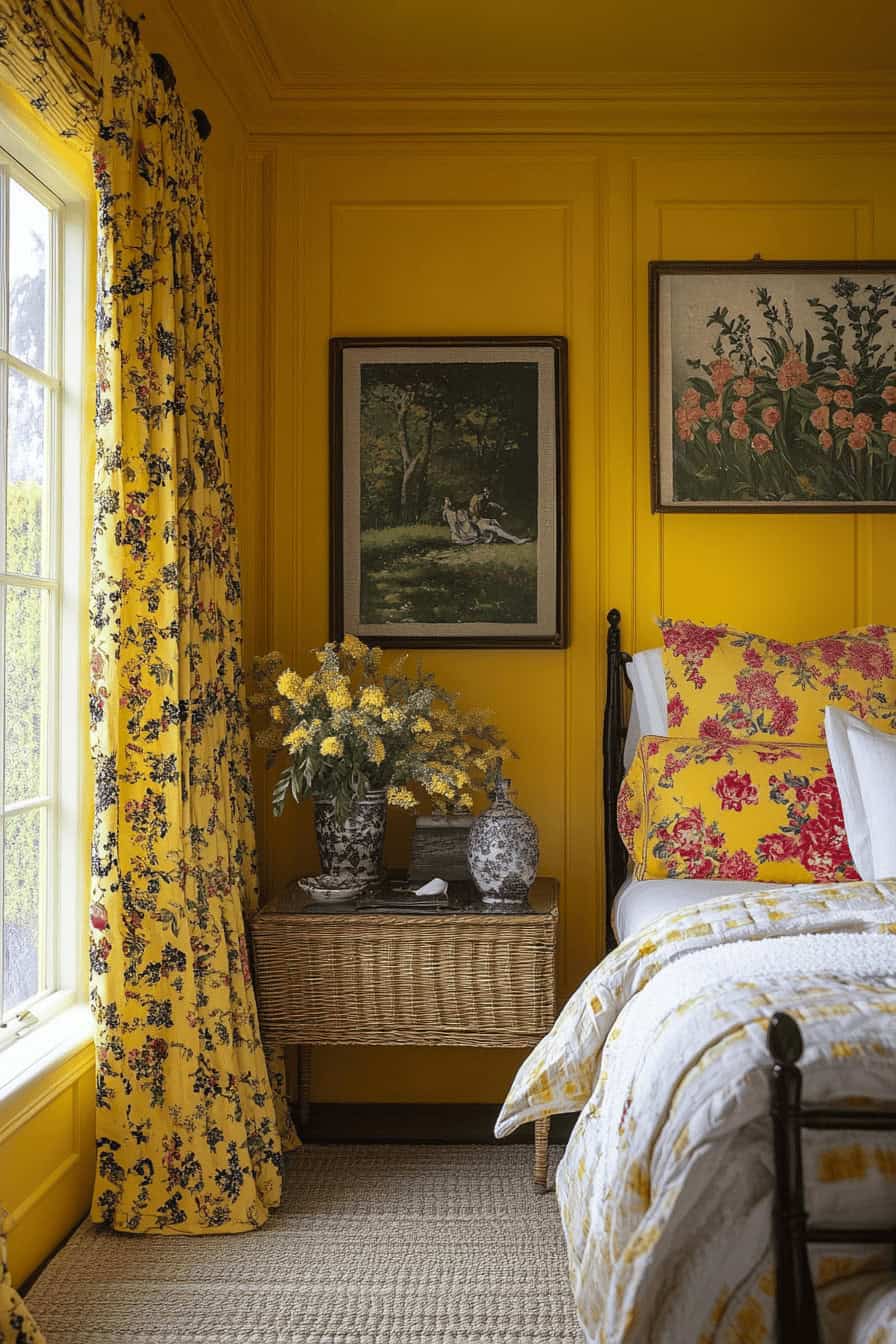 28 Yellow Bedroom Ideas For A Bright And Beautiful Room | The Olive ...