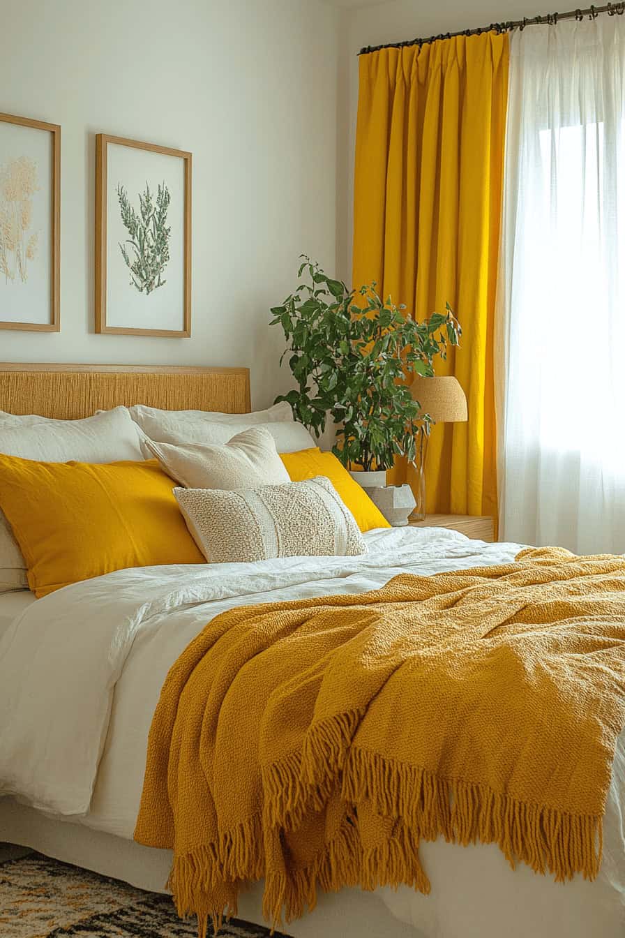 28 Yellow Bedroom Ideas For A Bright And Beautiful Room | The Olive ...