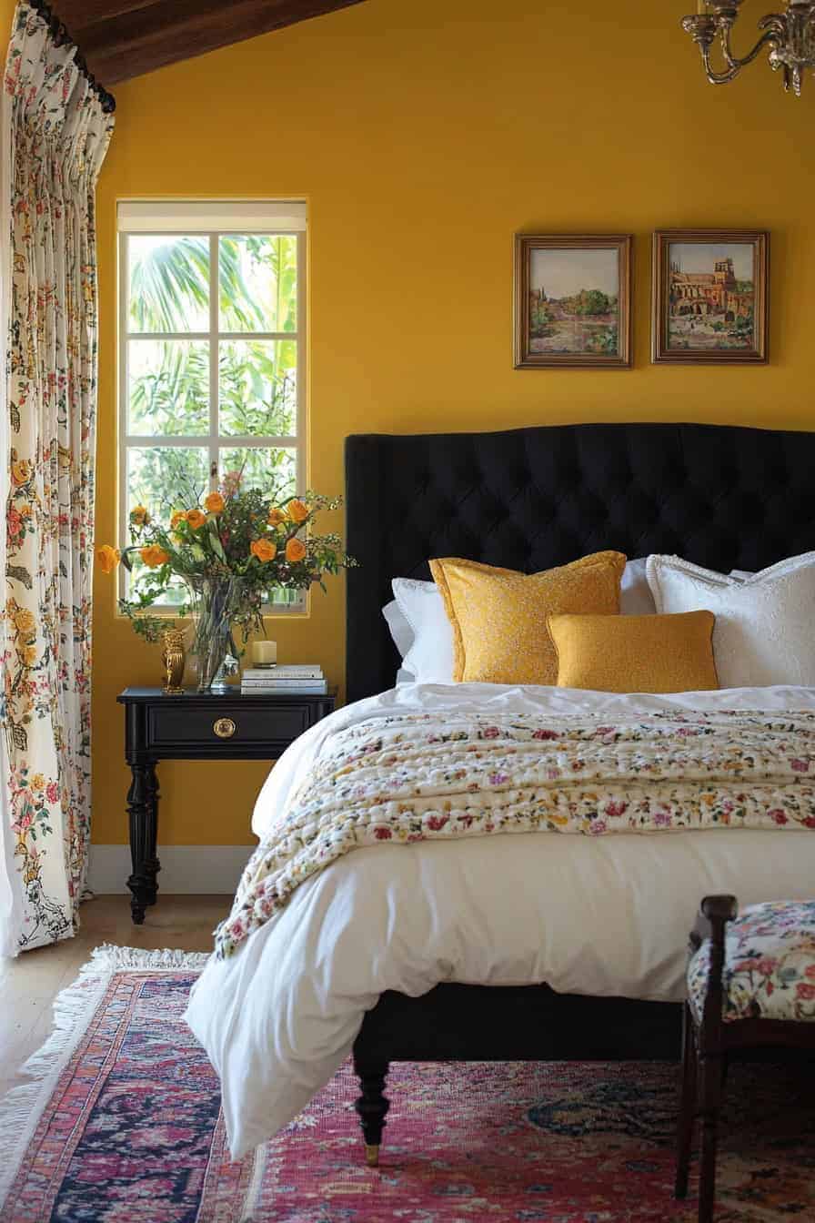 28 Yellow Bedroom Ideas For A Bright And Beautiful Room | The Olive ...