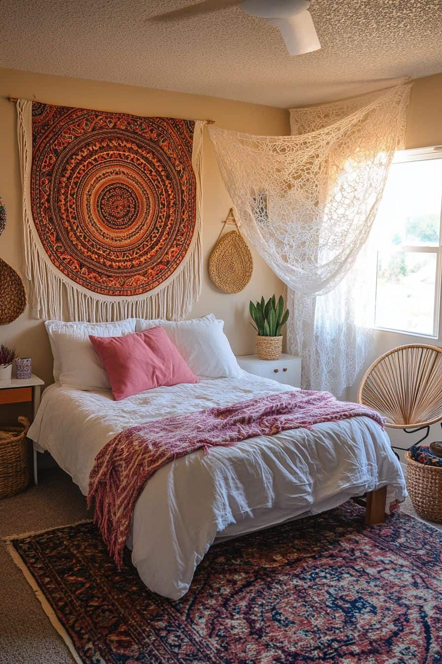 25 Dreamy Boho Bedroom Ideas To Transform Your Space | The Olive Branch ...