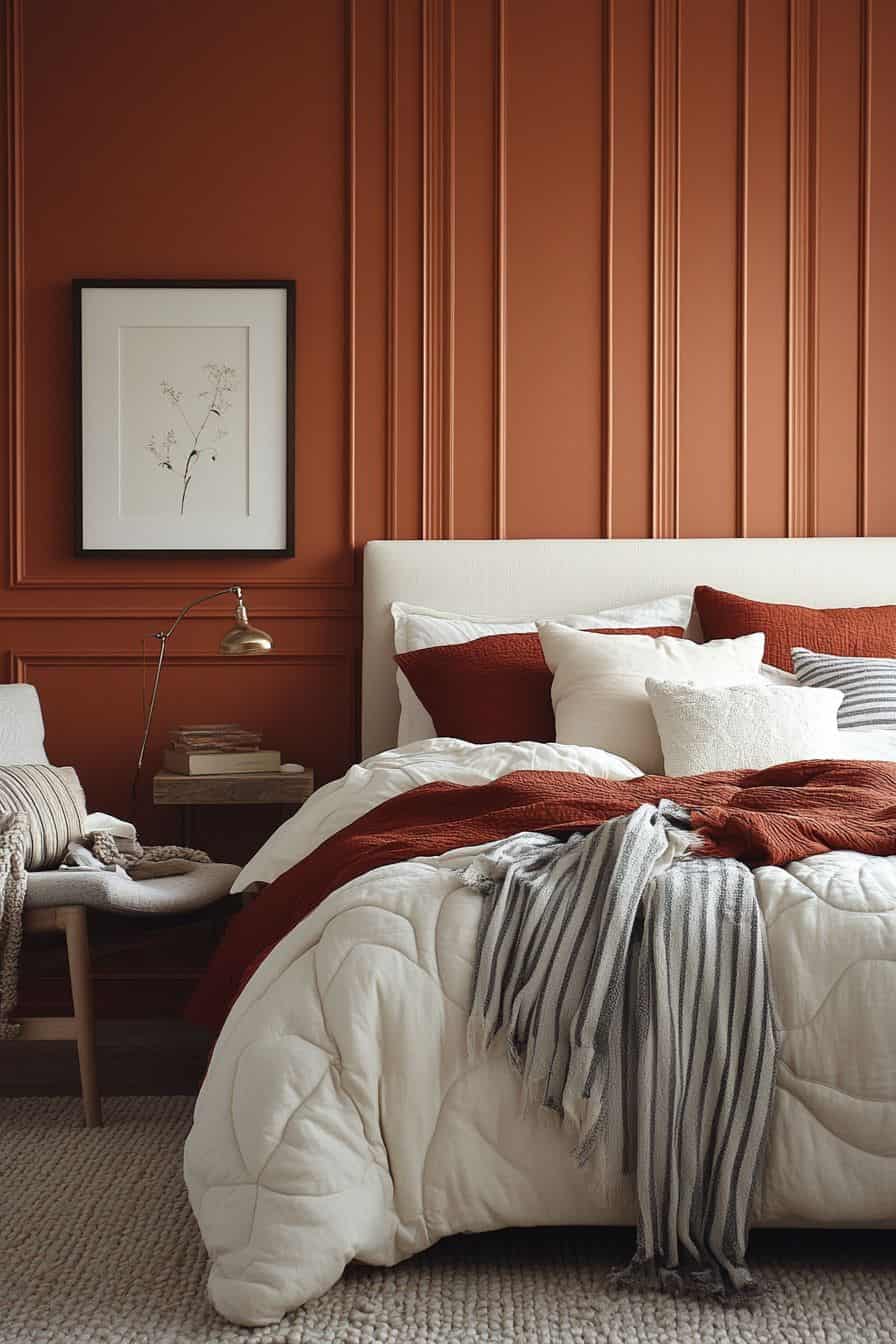 Earthy Elegance: 20 Stunning Terracotta Bedrooms | The Olive Branch Nest