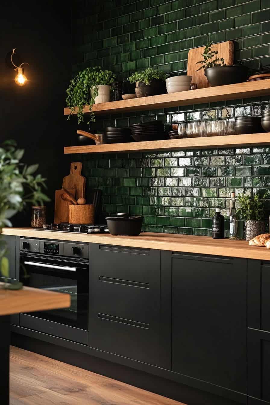 25 Moody Kitchens To Inspire Your Next Redesign | The Olive Branch Nest