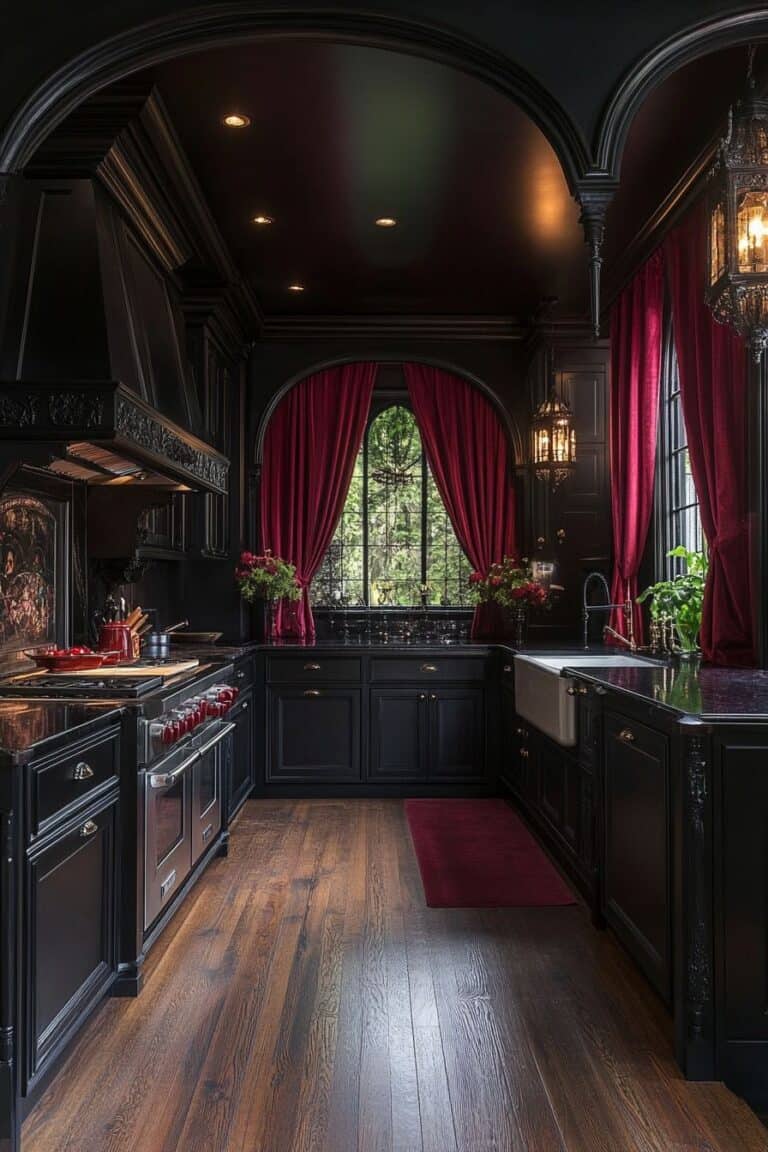 25 Moody Kitchens To Inspire Your Next Redesign | The Olive Branch Nest