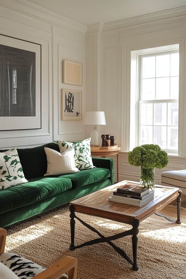 20 Green Living Room Ideas That Will Wow Your Guests | The Olive Branch ...
