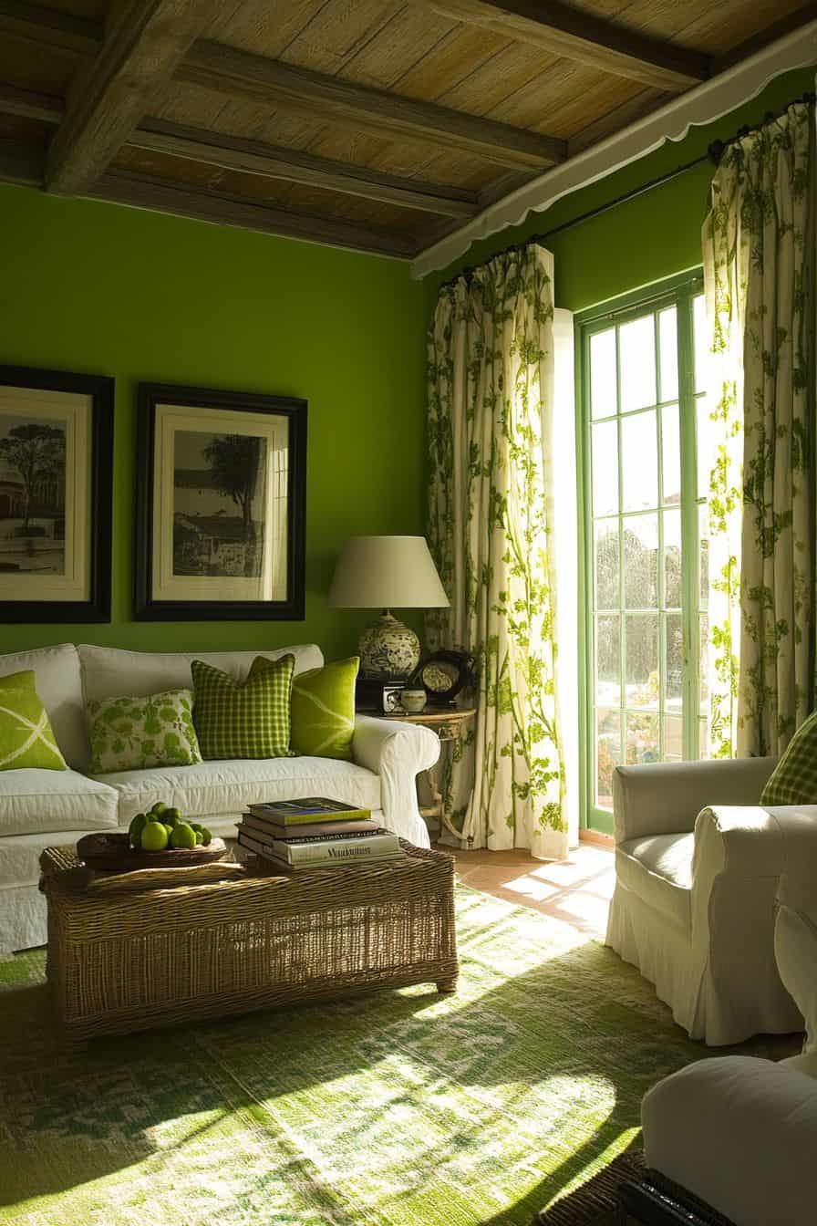 20 Green Living Room Ideas That Will Wow Your Guests | The Olive Branch ...